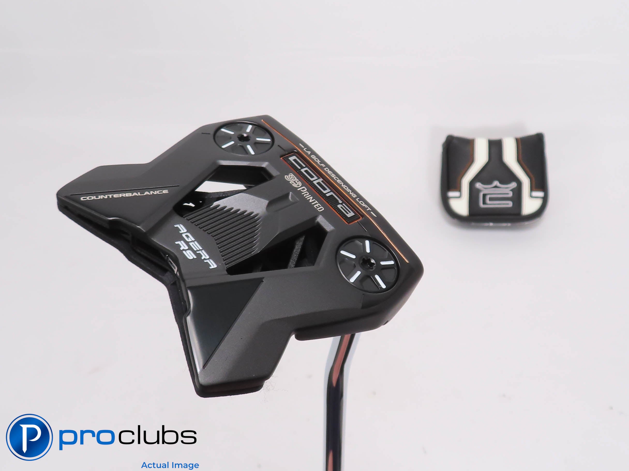 NEW Cobra 2024 KING 3D Printed AGERA RS Single Bend 38" PUTTER w/Cover